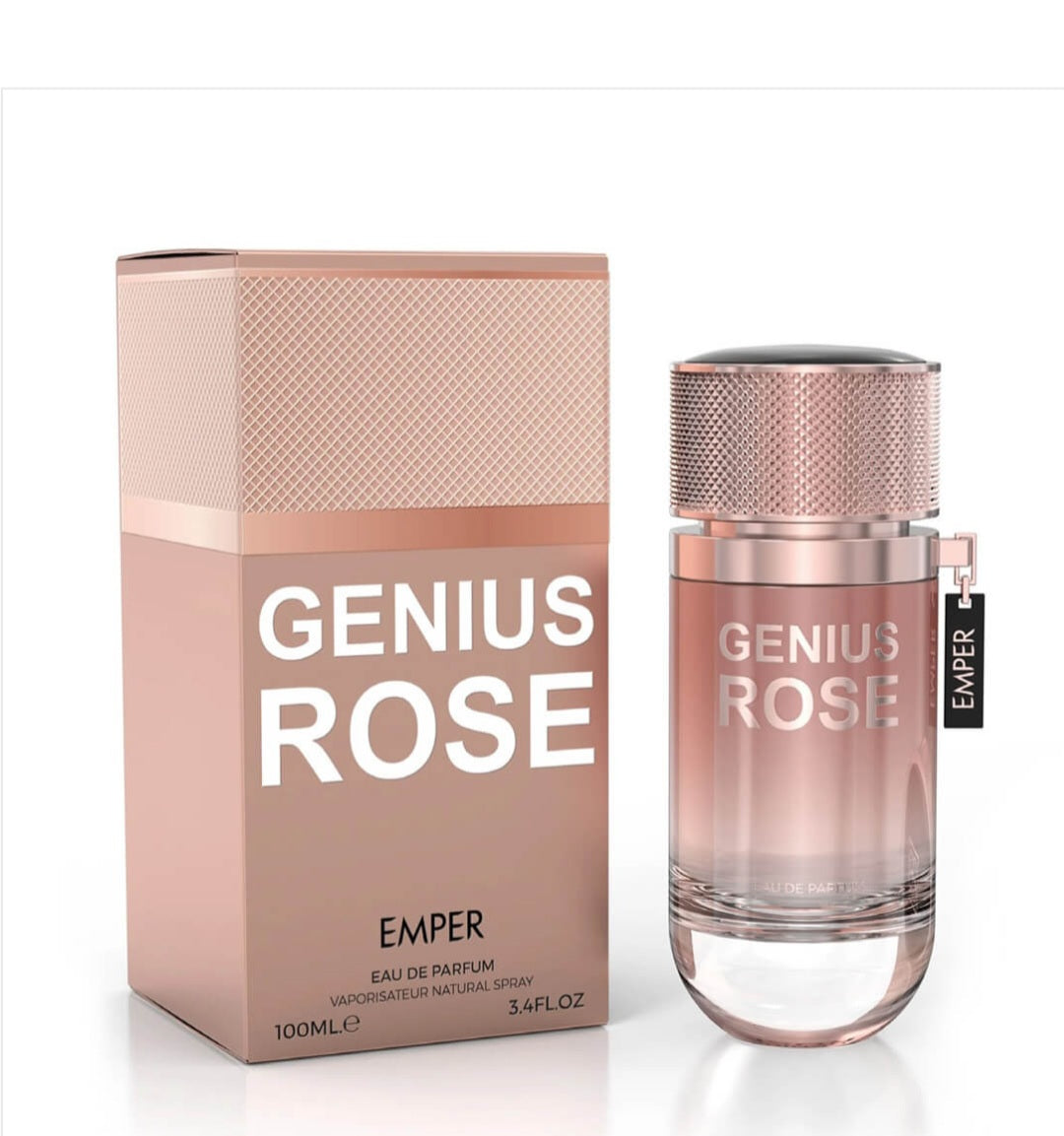 Genius Rose by Emper 3.4 oz EAU De Parfum – Iris Fragance